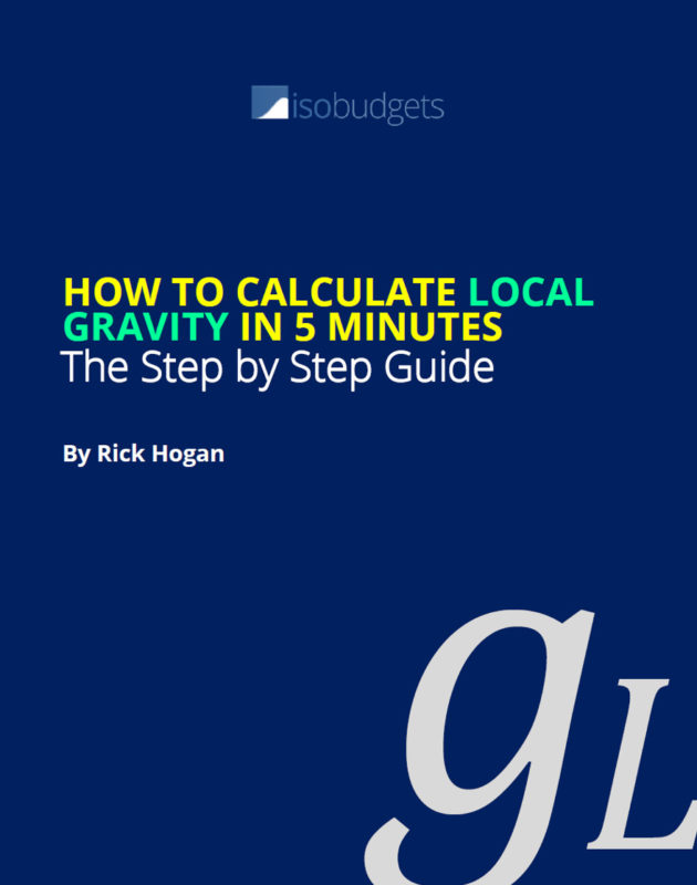 How to Calculate Local Gravity in Less Than 5 Minutes - isobudgets