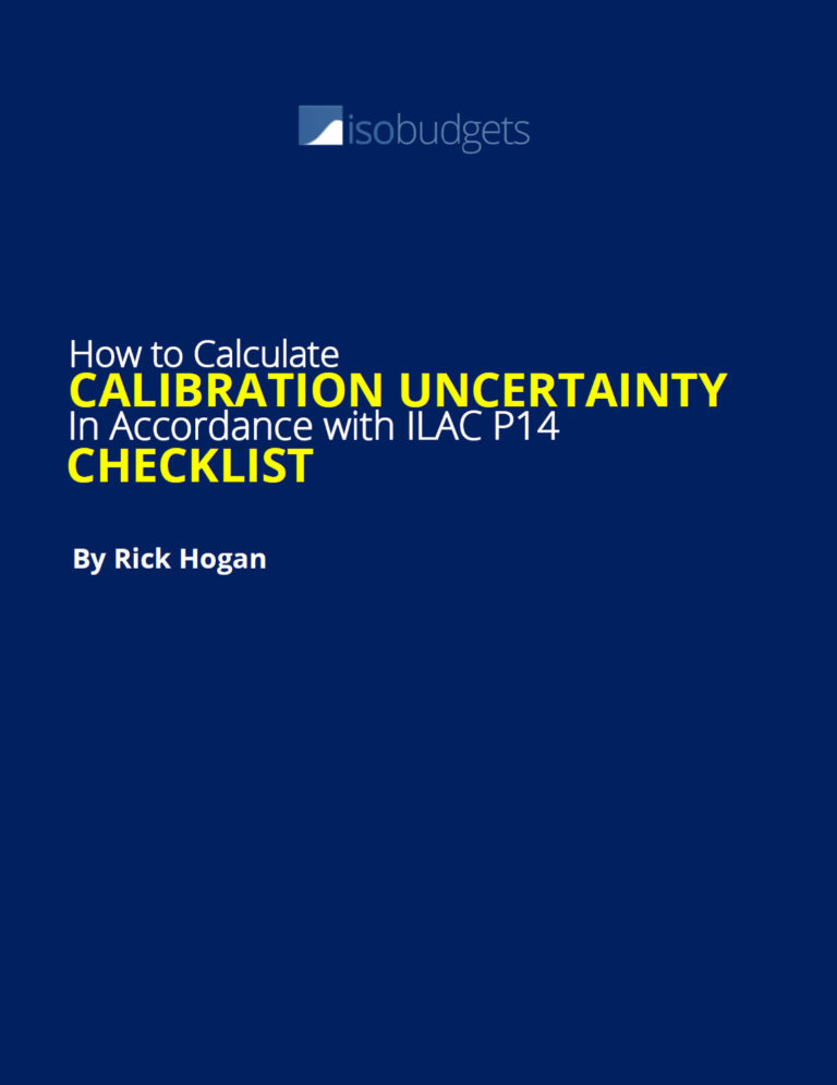 How to Calculate Calibration Uncertainty Checklist - isobudgets