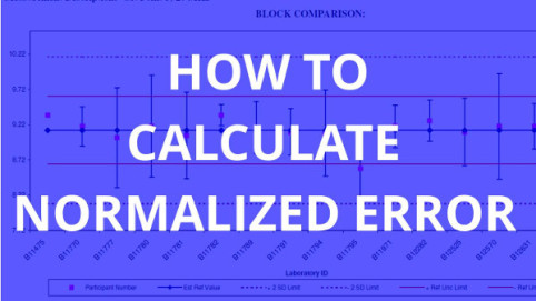 How to Calculate Normalized Error - isobudgets