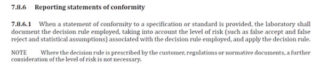 Statements of Conformity and Decision Rules - isobudgets