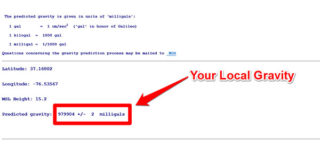 Local Gravity: How to Calculate Yours in 3 Minutes - ISOBudgets