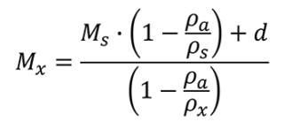 How to Calculate Air Buoyancy Correction with Examples - isobudgets