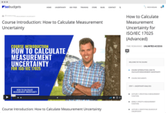 Measurement Uncertainty Training for ISO/IEC 17025:2017 - isobudgets