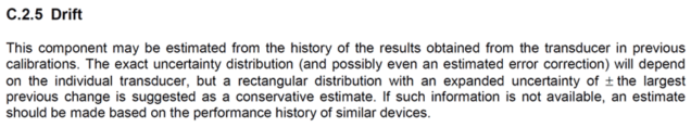 How to Calculate Drift Uncertainty - isobudgets
